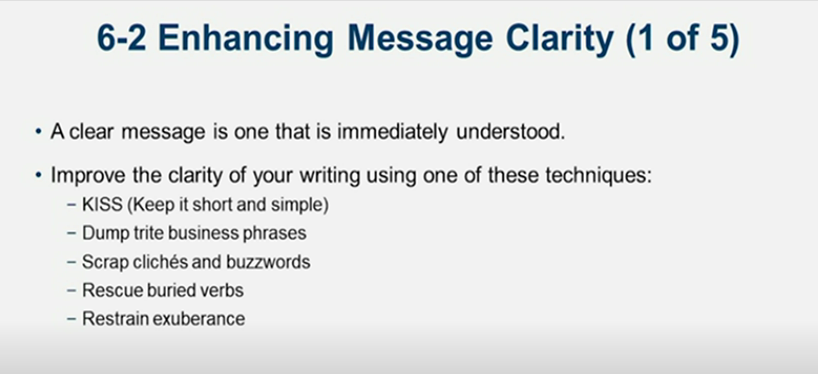 Solved Learn It: Chapter 06 Revising Business Messages: In | Chegg.com