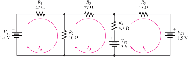 Solved Write the loop equations for the circuit in the | Chegg.com