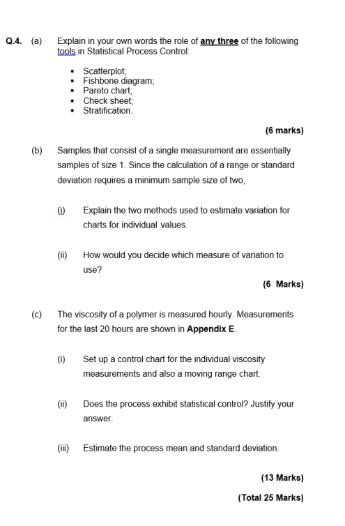 1.3. (a) The four attributes charts most commonly | Chegg.com