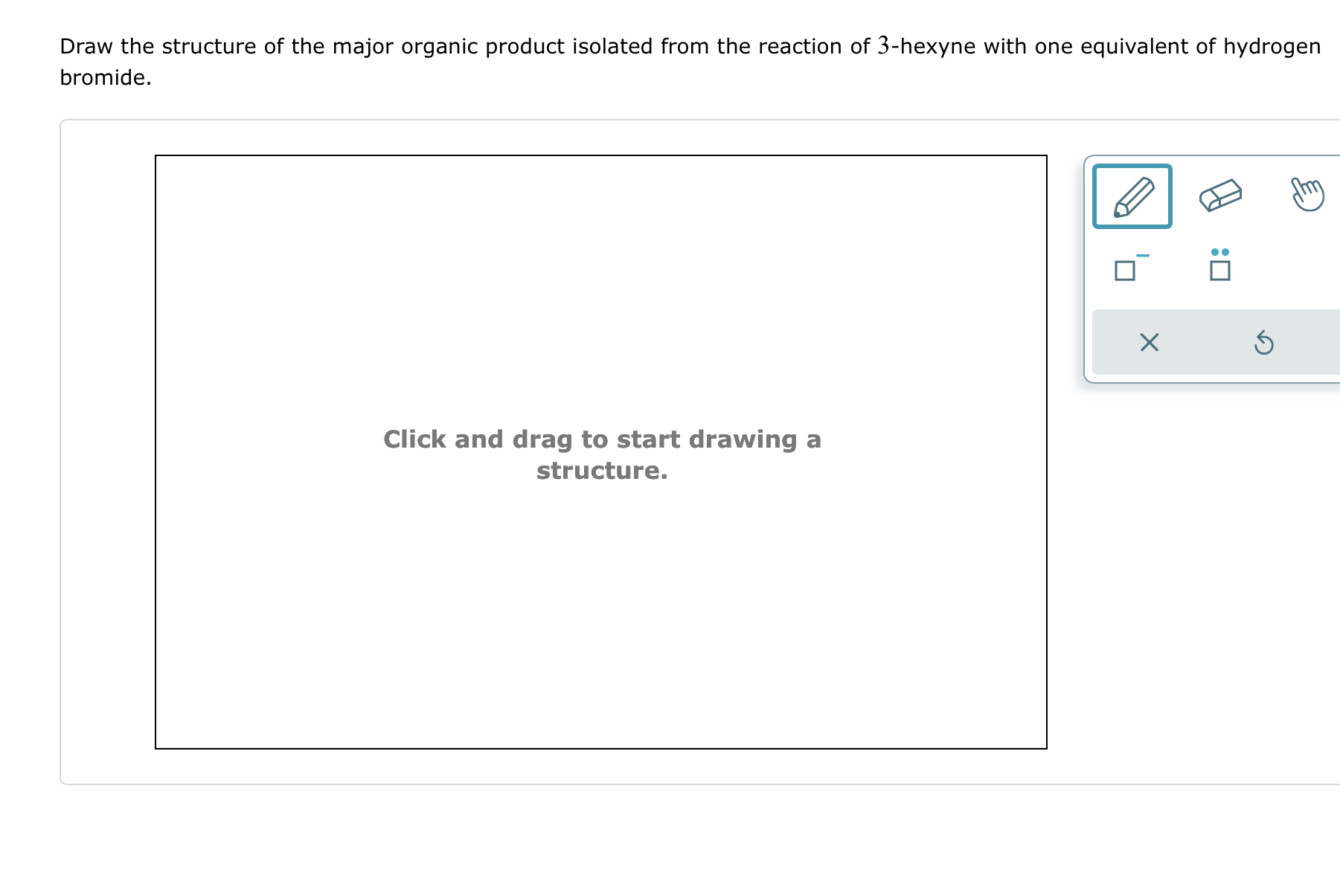 Solved Draw the structure of the major organic product | Chegg.com