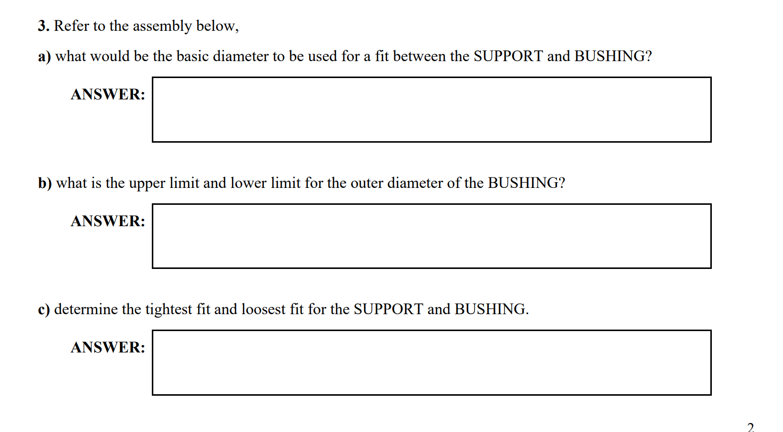 Solved 1.a. With the following specifications, develop the | Chegg.com