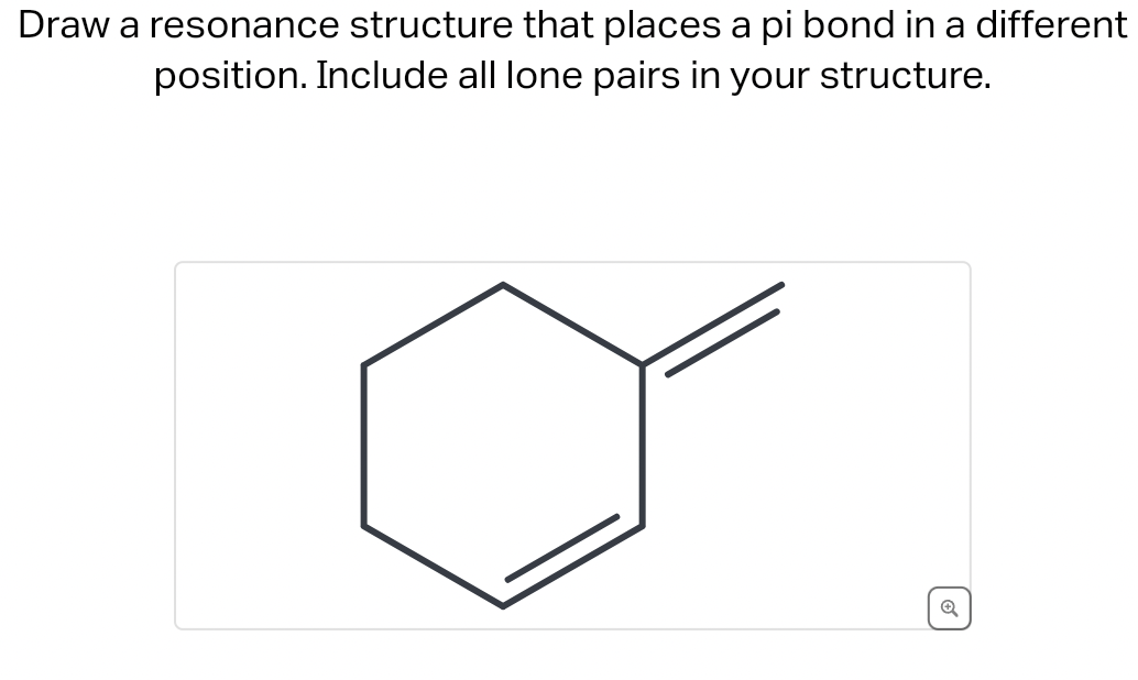 Solved Draw a resonance structure that places a pi bond in a | Chegg.com