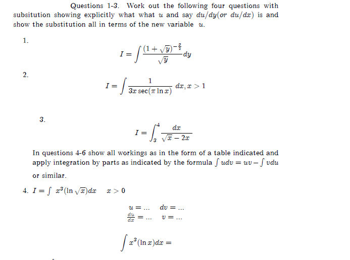 Solved Questions 1-3. Work out the following four questions | Chegg.com