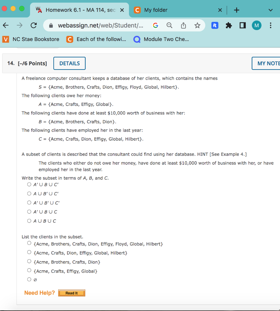 Solved Databases A freelance computer consultant keeps a | Chegg.com