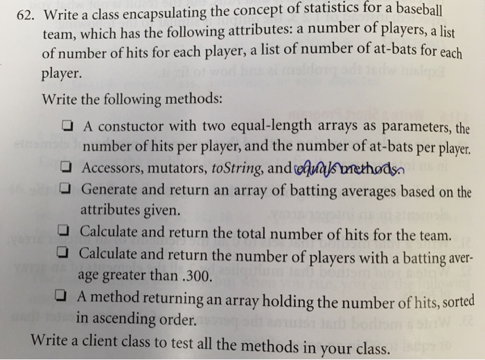 Solved class encapsulating the concept of statistics for a | Chegg.com