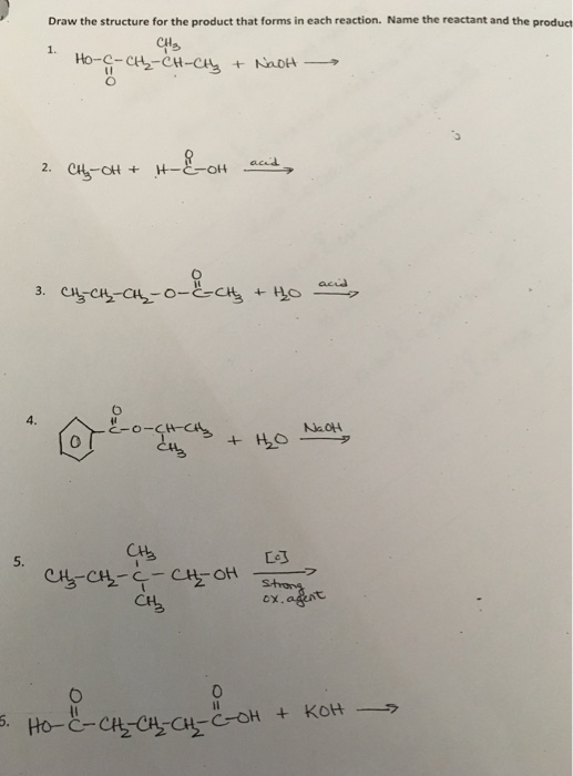 Solved Draw the structure for the product that forms in each | Chegg.com