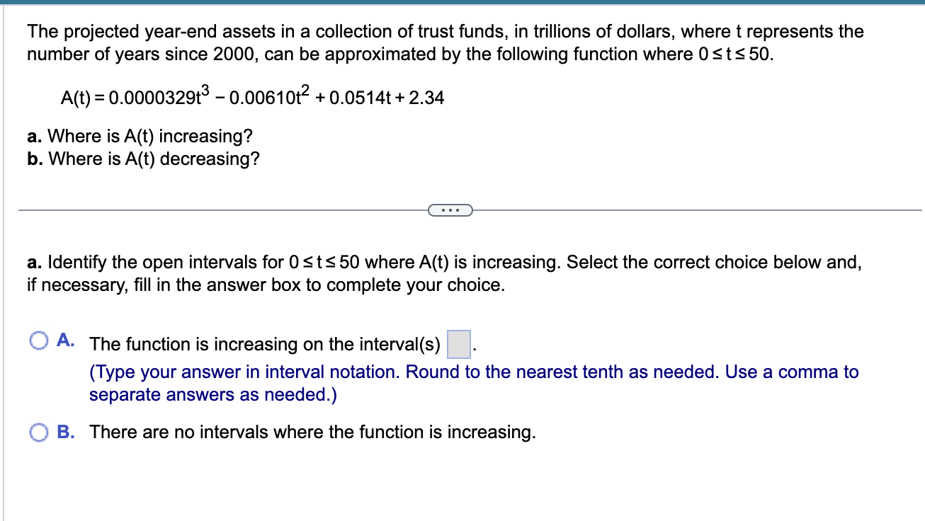 Solved The projected year-end assets in a collection of | Chegg.com