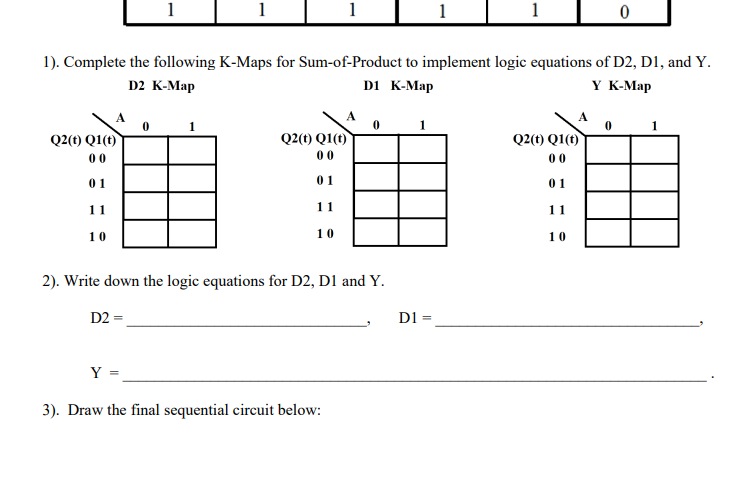 Solved Part 2.2 [24 Points] Design a sequential circuit to | Chegg.com
