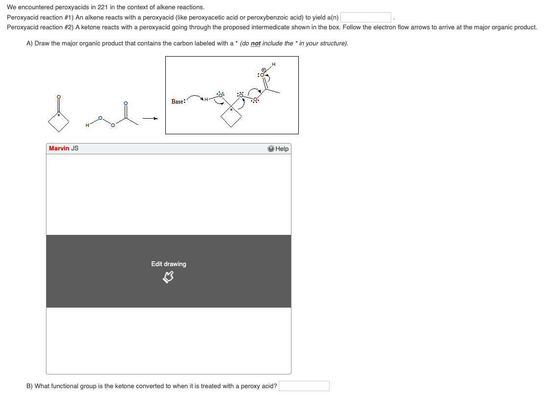 Solved We encountered peroxyacids in 221 in the context of | Chegg.com