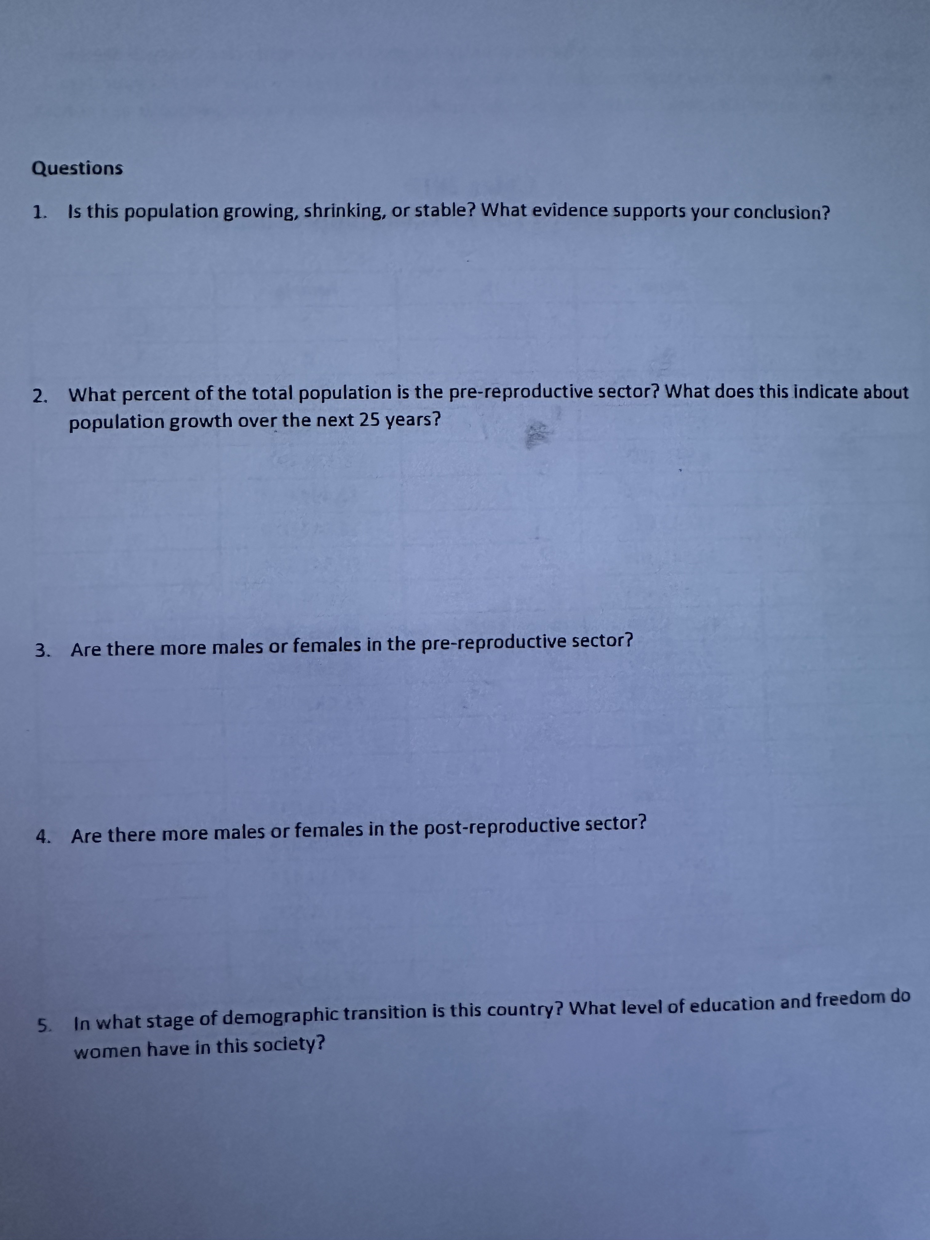 Solved Fill out the chart with percentages, Fill out the | Chegg.com