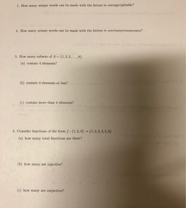 solved-1-how-many-unique-words-can-be-made-with-the-letters-chegg
