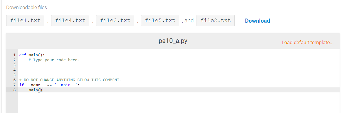 Solved Use Python. DO NOT use global variable or semicolon. | Chegg.com