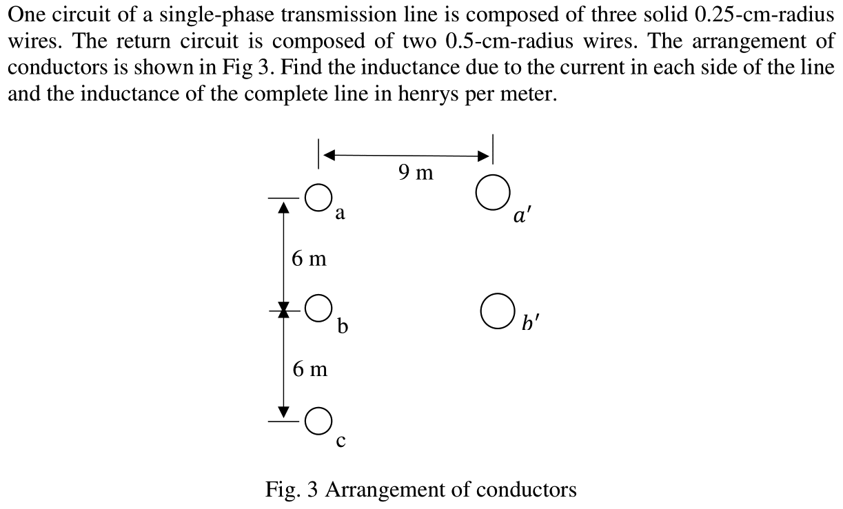 Solved One circuit of a single-phase transmission line is | Chegg.com