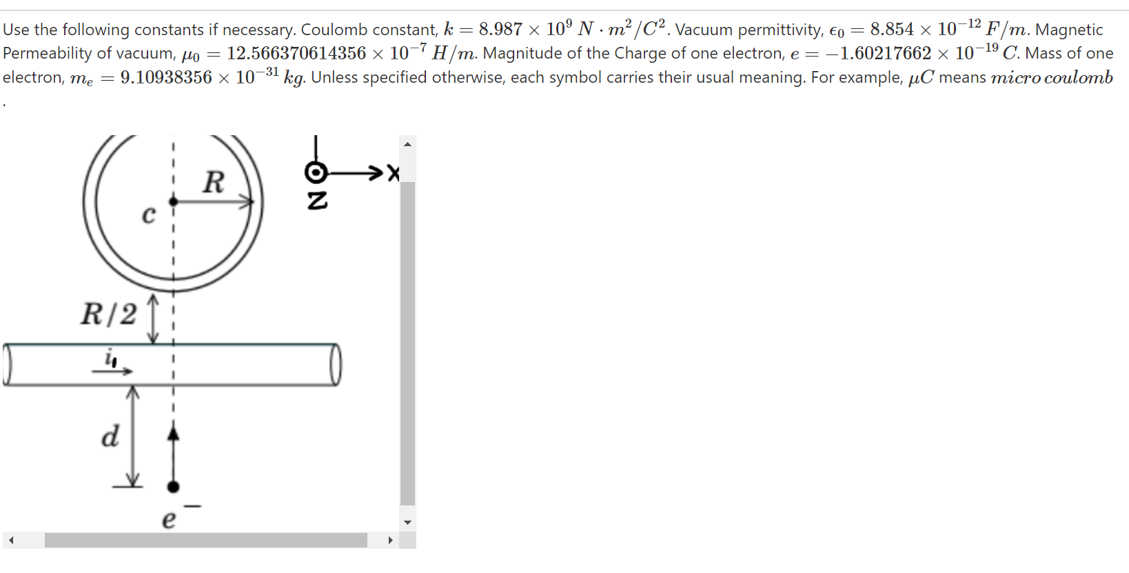Solved A single current-carrying circular loop of radius | Chegg.com