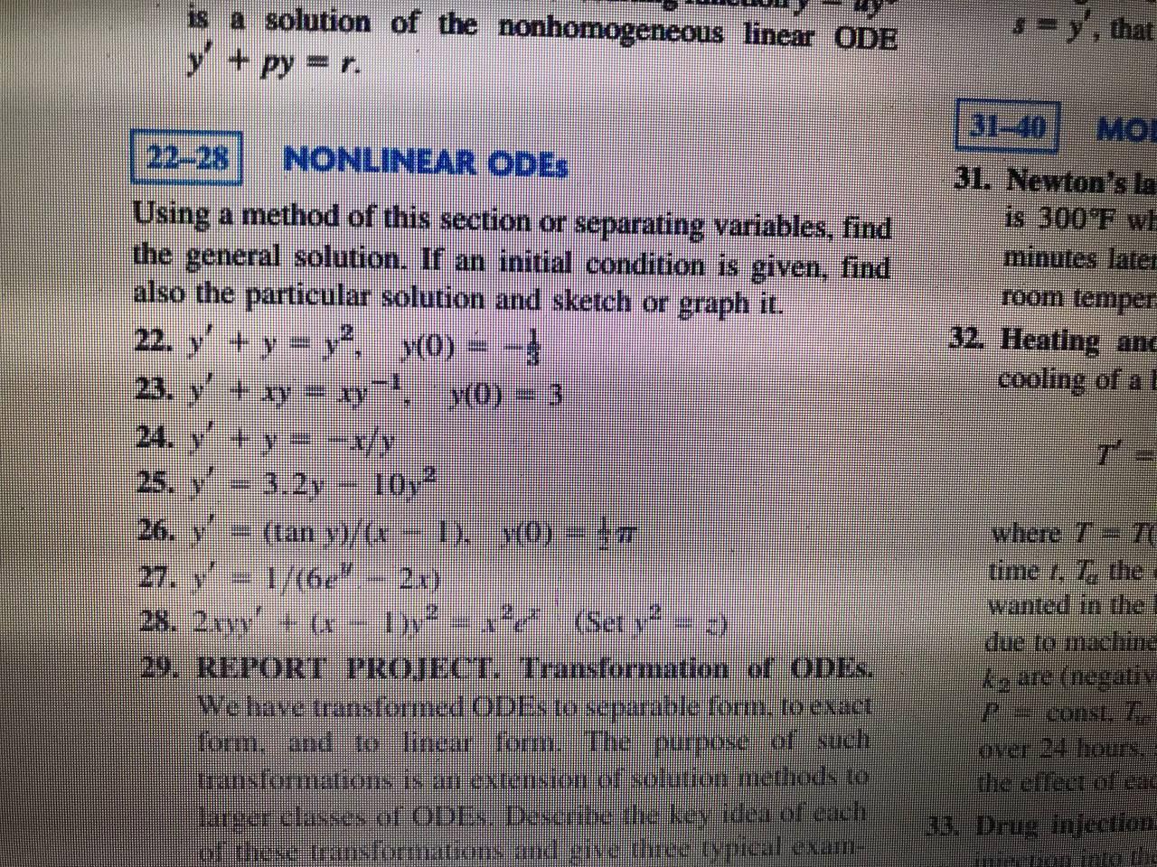 Solved is a solution of the nonhomogeneous linear ODE y + py | Chegg.com