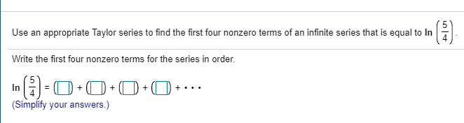 Solved Use an appropriate Taylor series to find the first | Chegg.com Solved Use an appropriate Taylor series to find the first | Chegg.com