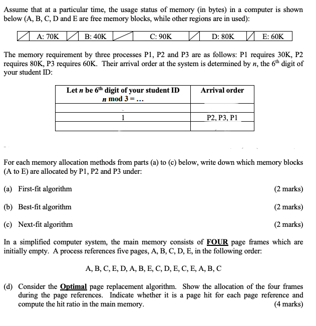 Solved OPERATING SYSTEMS Questions Can you please help me | Chegg.com