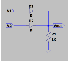 Solved The inputs V1 and V2 can be 0V and −5V. Show that the | Chegg.com