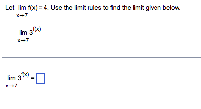 Solved Let limx→2f(x)=4 and limx→2g(x)=10. Use the limit | Chegg.com