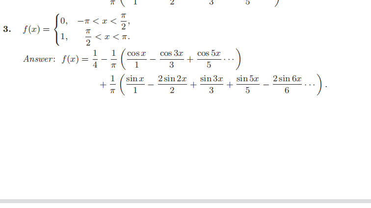 Solved 1 to 11. Expand the same functions as in Problems 5.1 | Chegg.com