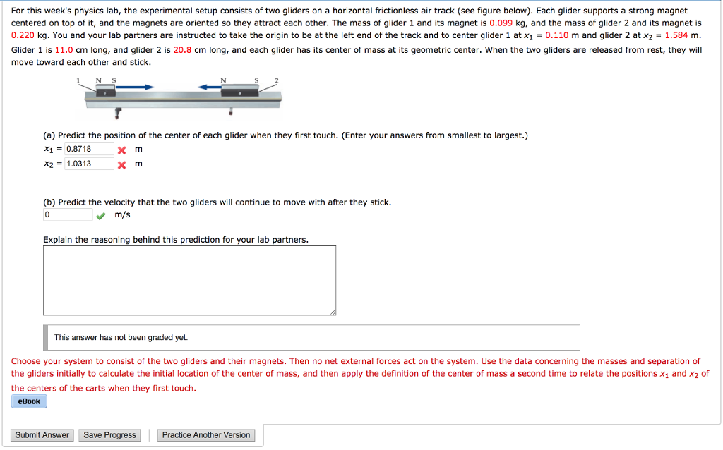 Solved For this week's physics lab, the experimental setup | Chegg.com
