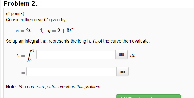 Solved Problem 2. (4 points) Consider the curve C given by | Chegg.com