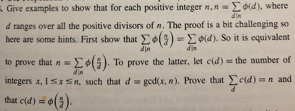 Solved = din din 5. Give examples to show that for each | Chegg.com