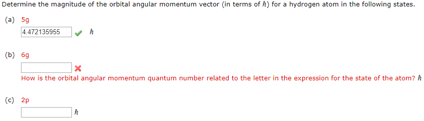 Solved Determine the magnitude of the orbital angular | Chegg.com