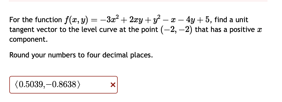 Solved For the function f(x,y)=−3x2+2xy+y2−x−4y+5, find a | Chegg.com