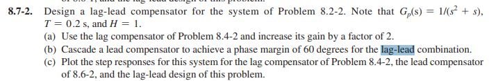 Solved The book is digital control system analysis and | Chegg.com