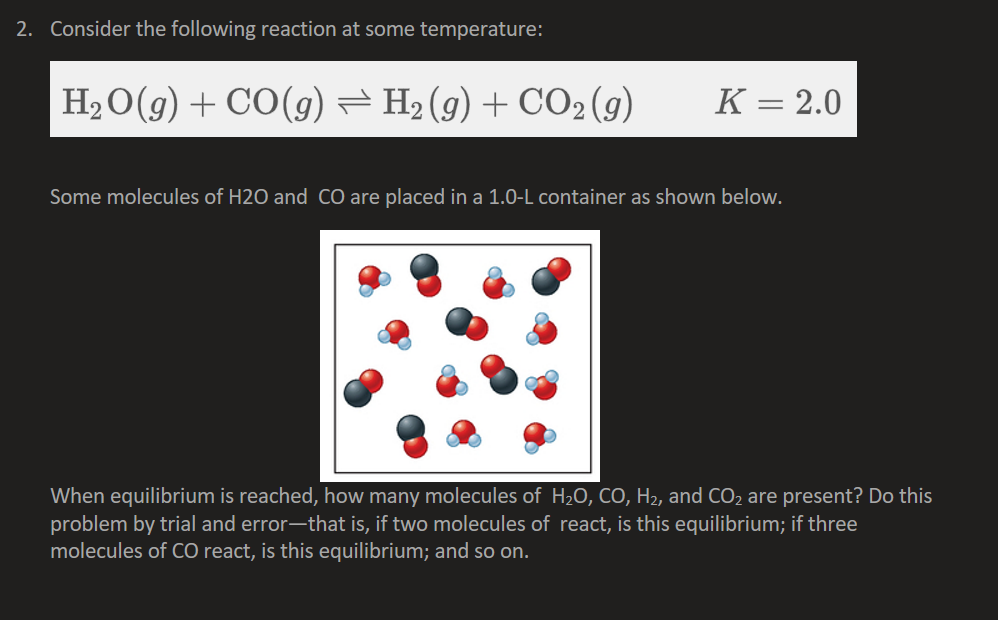 Solved Consider the following reaction at some temperature: | Chegg.com
