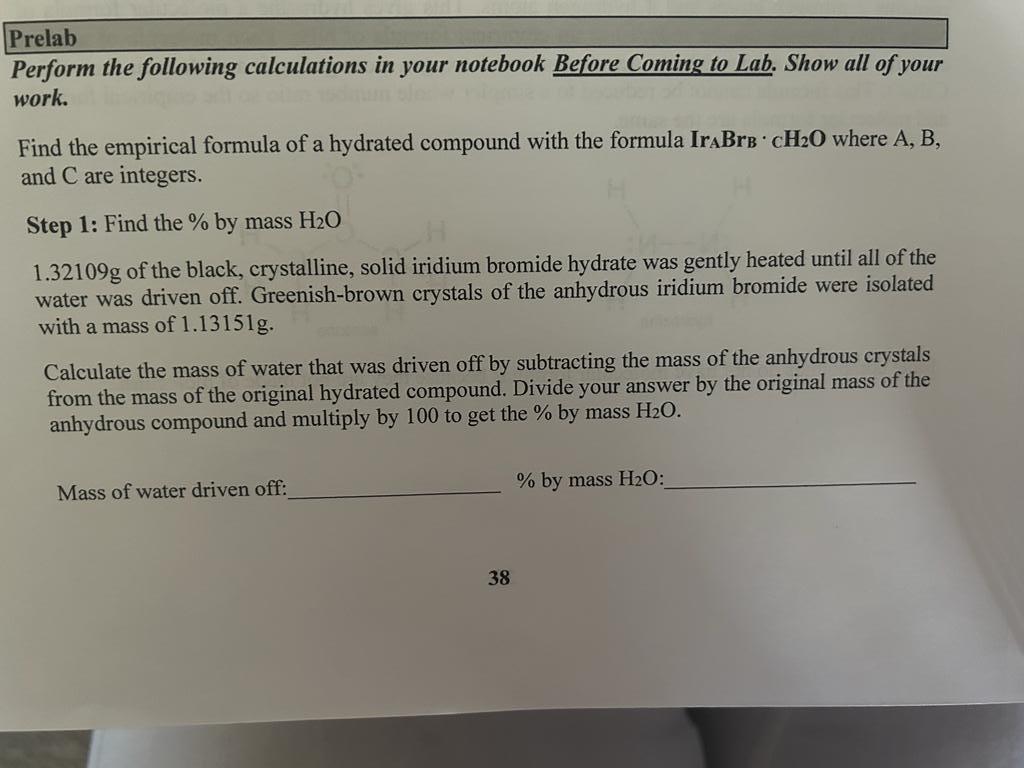 Solved Perform the following calculations in your notebook | Chegg.com