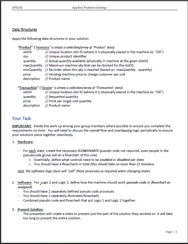Solved APS145 Applied Problem Solving Workshop - 10 Workshop | Chegg.com