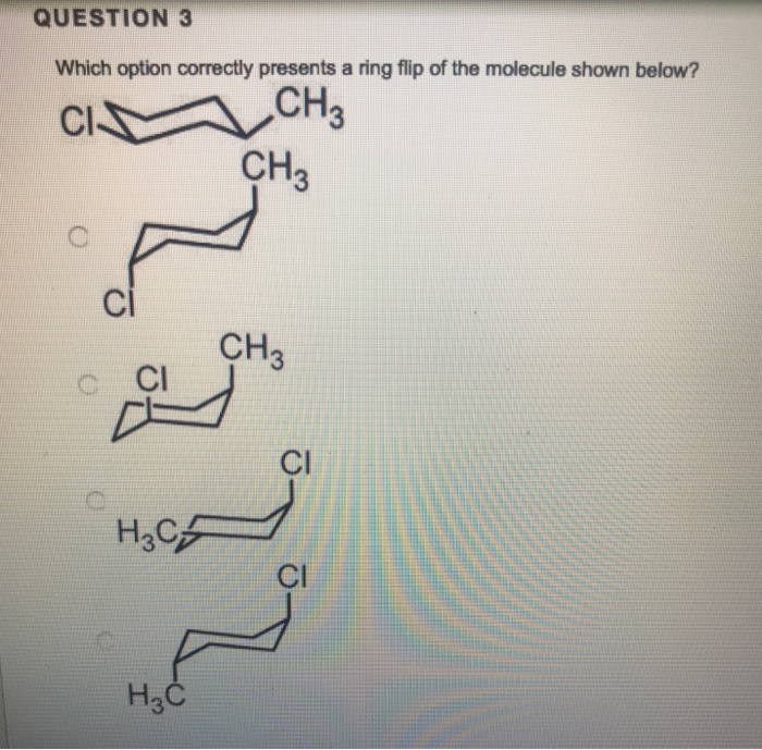 Solved QUESTION 3 Which option correctly presents a ring | Chegg.com