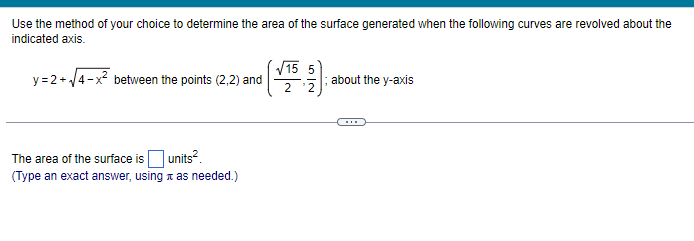 Solved Use the method of your choice to determine the area | Chegg.com