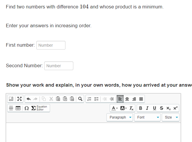 Solved Show your work and explain, in your own words, how | Chegg.com