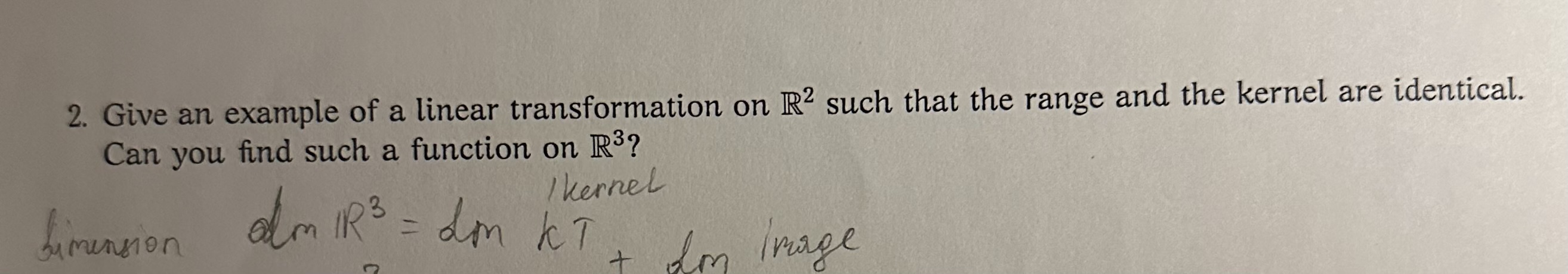 Solved Give an example of a linear transformation on R2 | Chegg.com