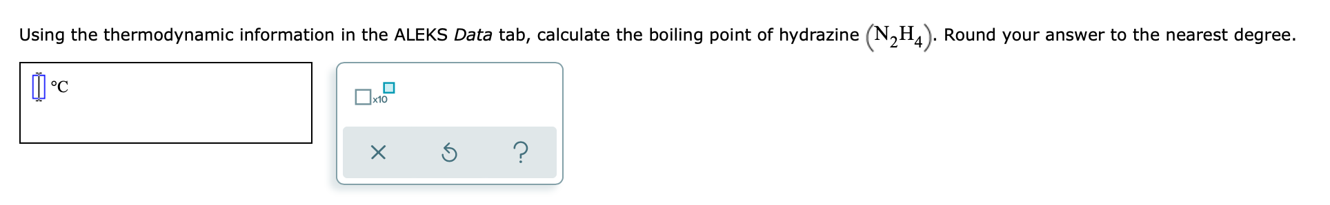 Solved Using the thermodynamic information in the ALEKS Data | Chegg.com