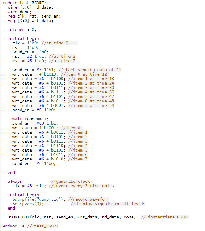 Implement selection sort using single-ported RAM with | Chegg.com