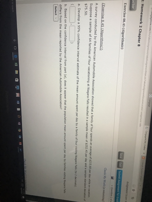 Solved t: Homework 2 Chapter 8 Assignment Score: 0 uctor | Chegg.com
