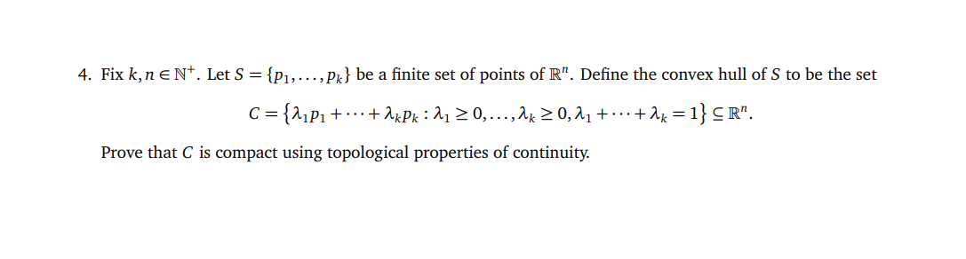 Solved 4. Fix k,n∈N+. Let S={p1,…,pk} be a finite set of | Chegg.com