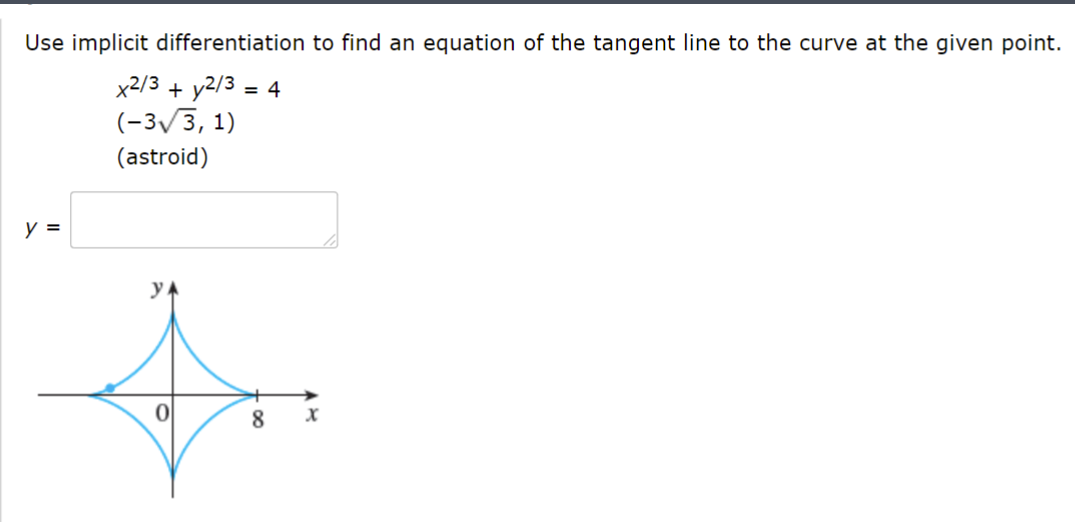 Solved Use implicit differentiation to find an equation of | Chegg.com