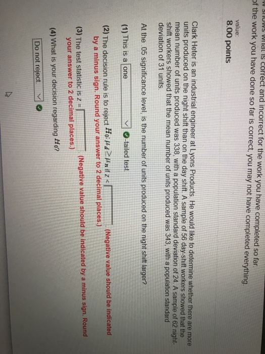 Solved The null and alternate hypotheses are Ho Hds0 The | Chegg.com