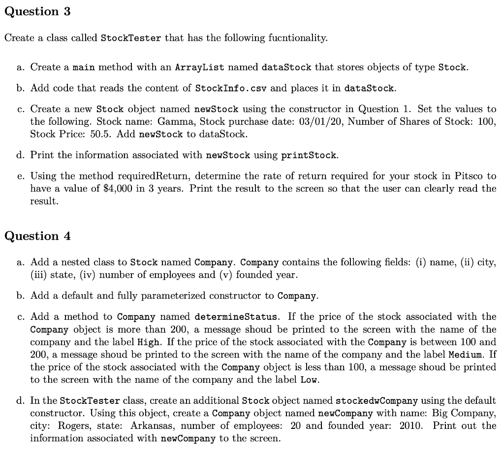Solved Java All Class Files Should Include Javadoc 4413