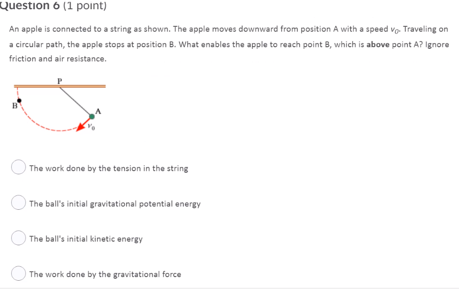 Solved Question 6 (1 point) An apple is connected to a | Chegg.com
