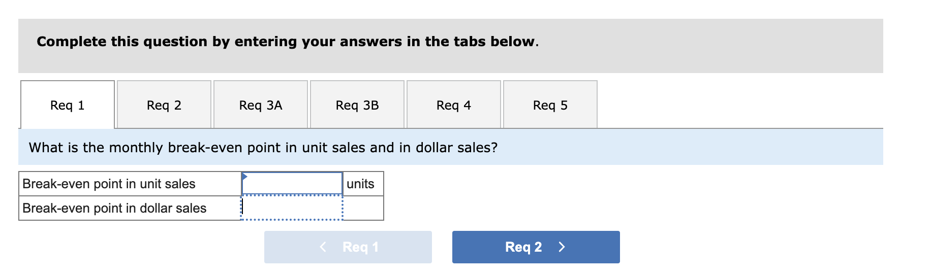Solved Exercise 5-18 (Static) Break-Even and Target Profit | Chegg.com