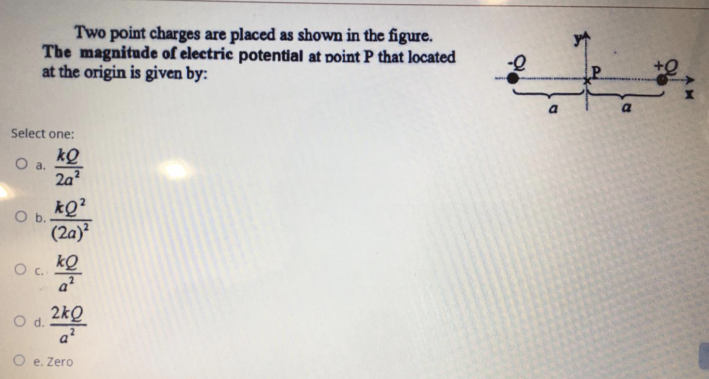 Solved Two point charges are placed as shown in the figure. | Chegg.com