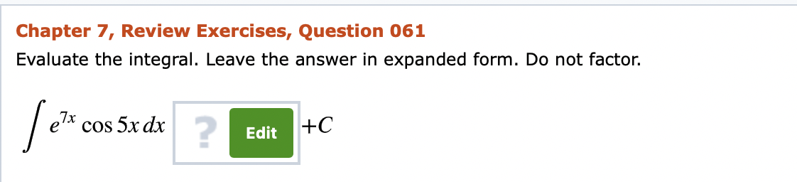 Solved Chapter 7, Section 7.2, Go Tutorial Problem 049 | Chegg.com