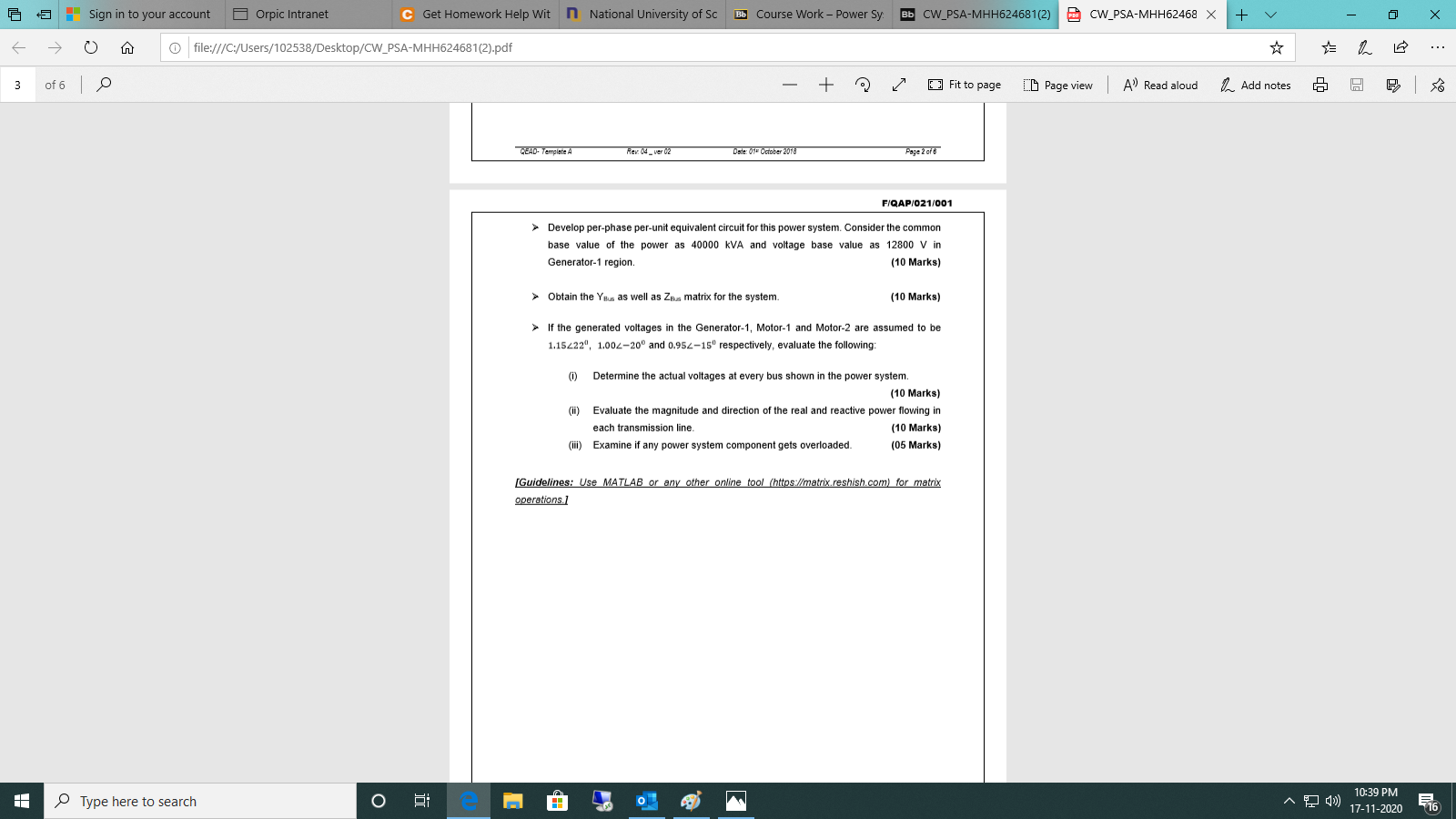 + Sign in to your account Orpic Intranet C Get | Chegg.com