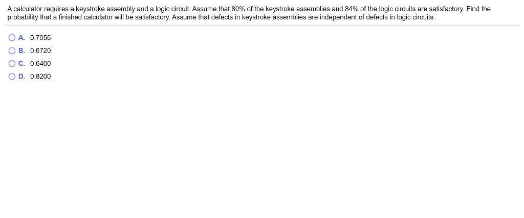 Solved A calculator requires a keystroke assembly and a | Chegg.com